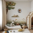 1 pc MDF Printed Wall Clock for Home Living Room Bedroom Decoration ...