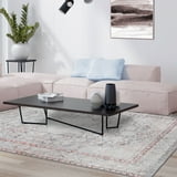 Bremond Floral Medallion Indoor Boho Area Rug, Berry Red, 7' 6" x 9' 6 ...