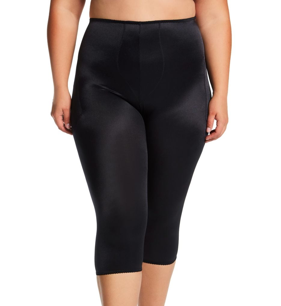Women's Rago 920X Plus Light Shaping Capri Pant Liner (Black 6X ...
