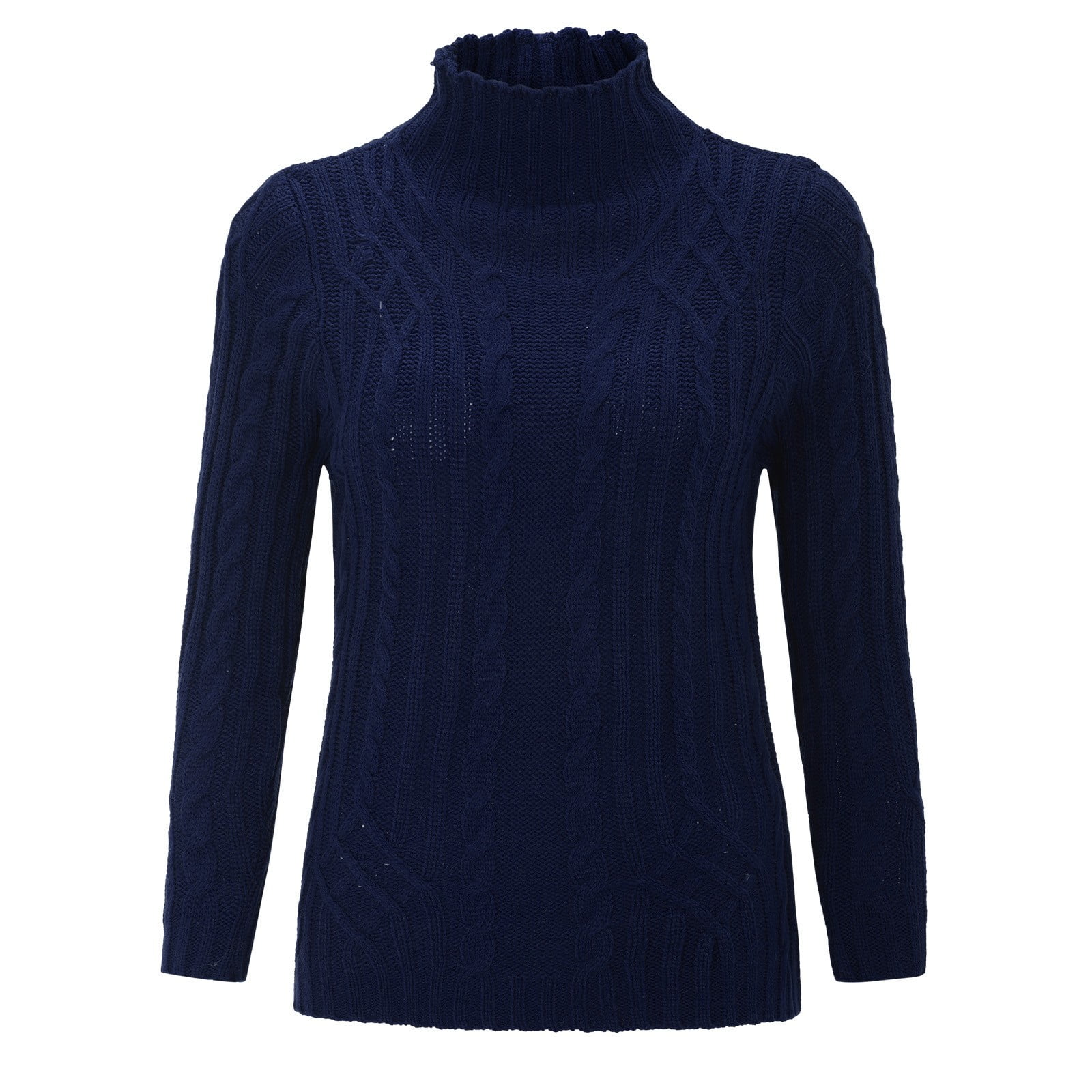 Tricot à Col Roulé Manches Longues Automne et Hiver pour Femmes ...