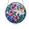 7.4 In Acrylic Puzzle Suncatcher Window Hanging, Stained Glass Rainbow ...