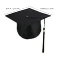 FUEENIRVA Party Graduation Hats Graduation Cap Black Cardboard 1Set for ...