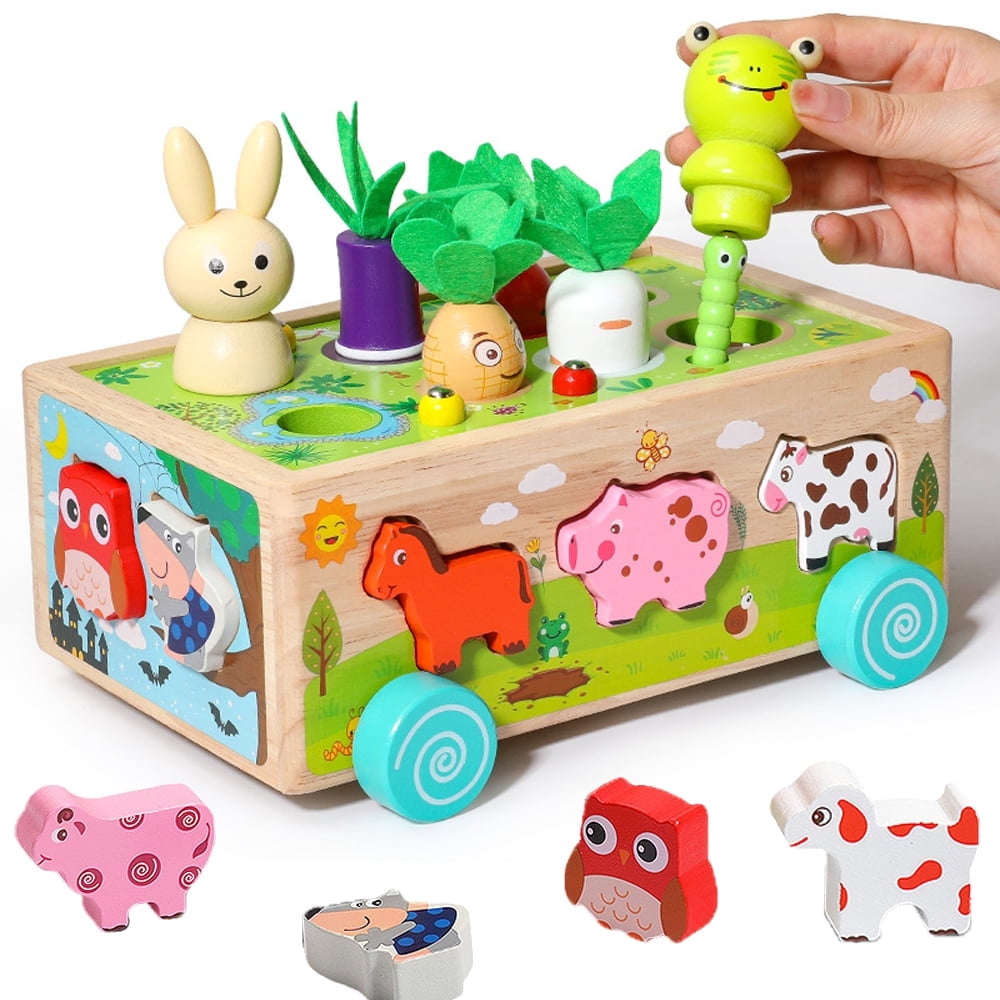 Click here for Grm Wooden Montessori Toys For 1 2 3 Years Old Boy... prices