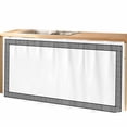 Black Geometric Cabinet Curtains for Shelves, Modern Key Greek Design ...