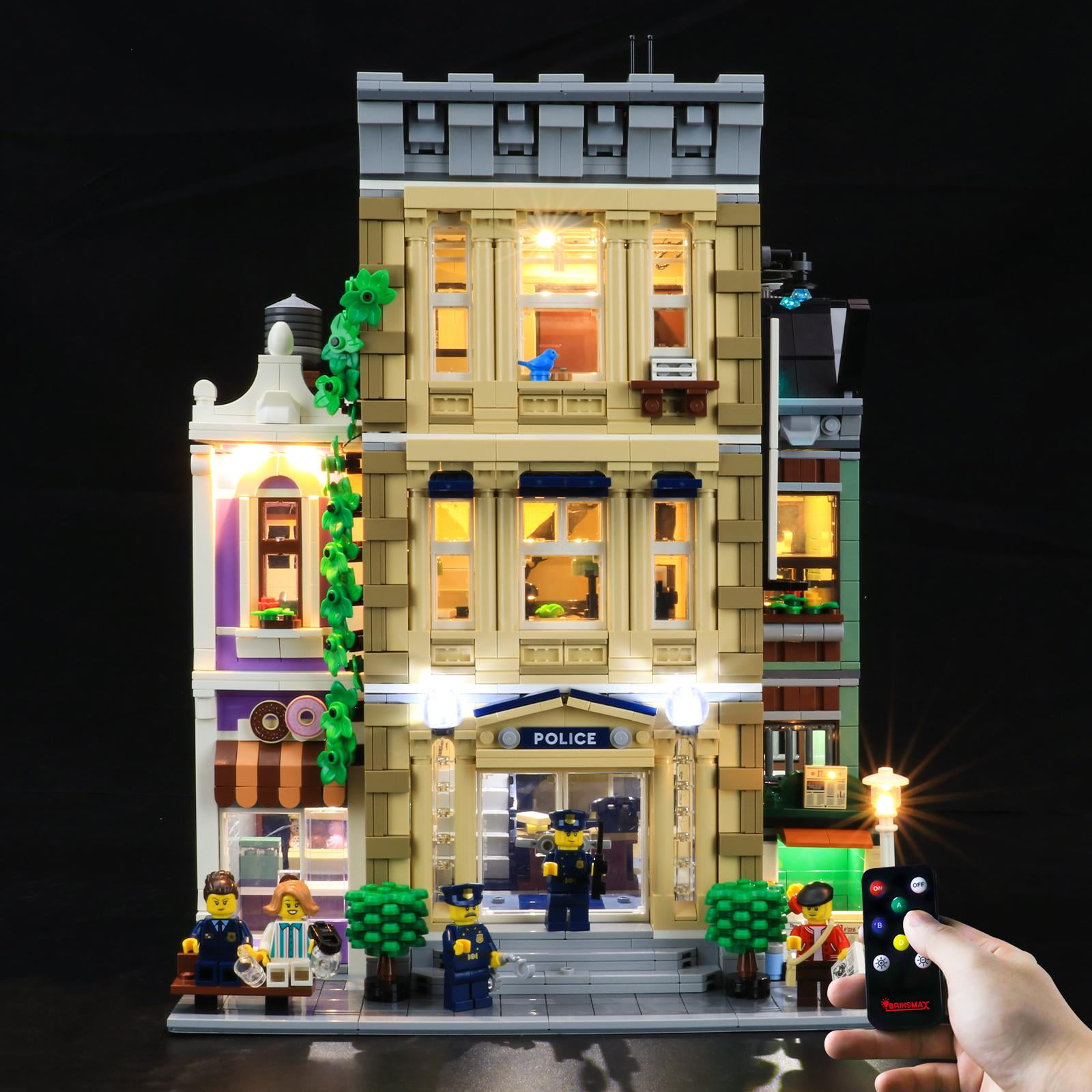 BRIKSMAX LED Lighting Kit for Police Station Compatible with Legos ...