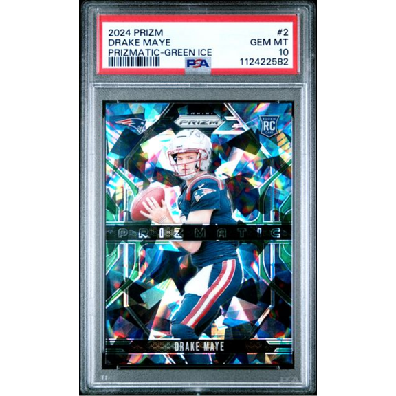 Graded 2023 Panini Prizm Draft Picks Victor Wembanyama #2 Green Rookie ...