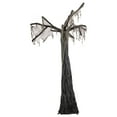Northlight 7.5' Standing Ghost Tree Halloween Decoration - Black/Gray ...