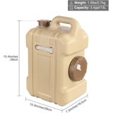 Free Shipping! REDCAMP 3.4 Gallon Water Container with Spigot, Portable ...
