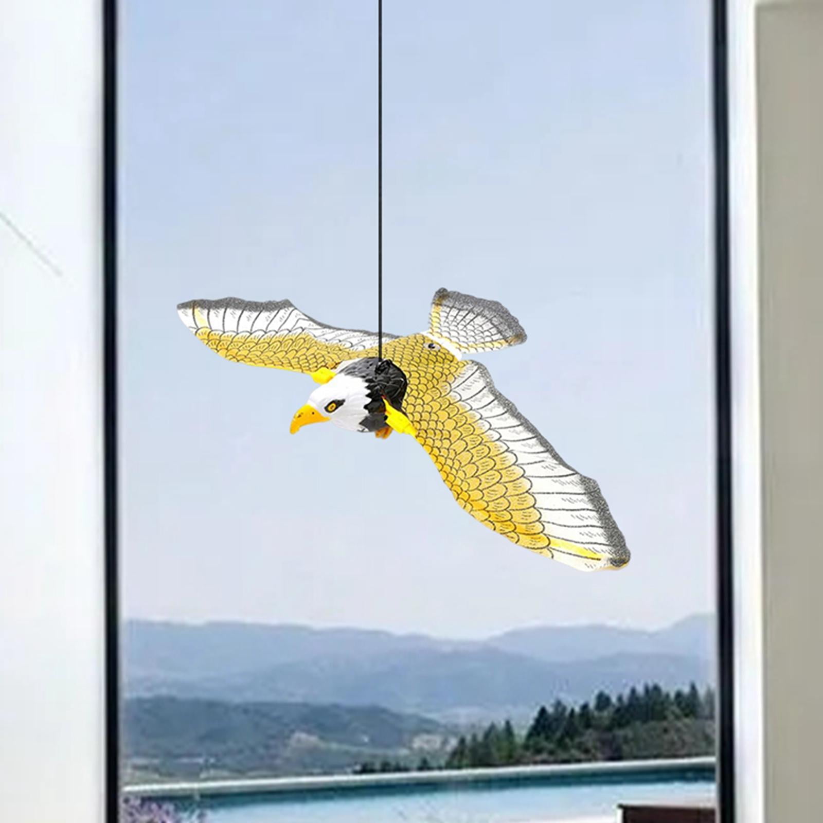 Juguete eléctrico de pájaro volador con cable colgante para mascotas ...
