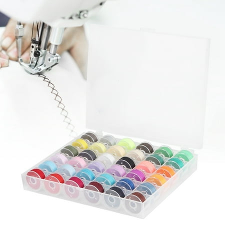 Sonew Bobbin Box Machine, Sewing Bobbin Kit,Transparent Bobbin Storage ...