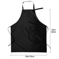 Lsque Black Waterproof Apron Chef Aprons for Men Heavy Duty Chemical ...