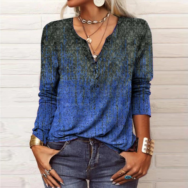 OVTICZA Womens Button Up Blouses Spring Long Sleeve Tops Women Spring ...
