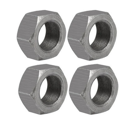 4pcs M30 x 1.5mm Pitch Metric Fine Thread Carbon Steel Left Hand Hex ...