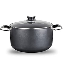 Alpine Cuisine 10 Quart Non-stick Stock Pot with Tempered Glass Lid and ...