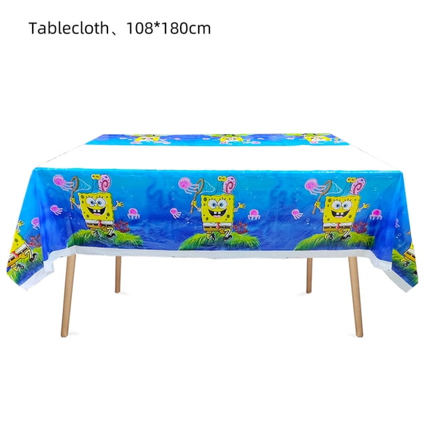 Spongebob Birthday Party Decoration Backgrounds Balloon Set Disposable ...