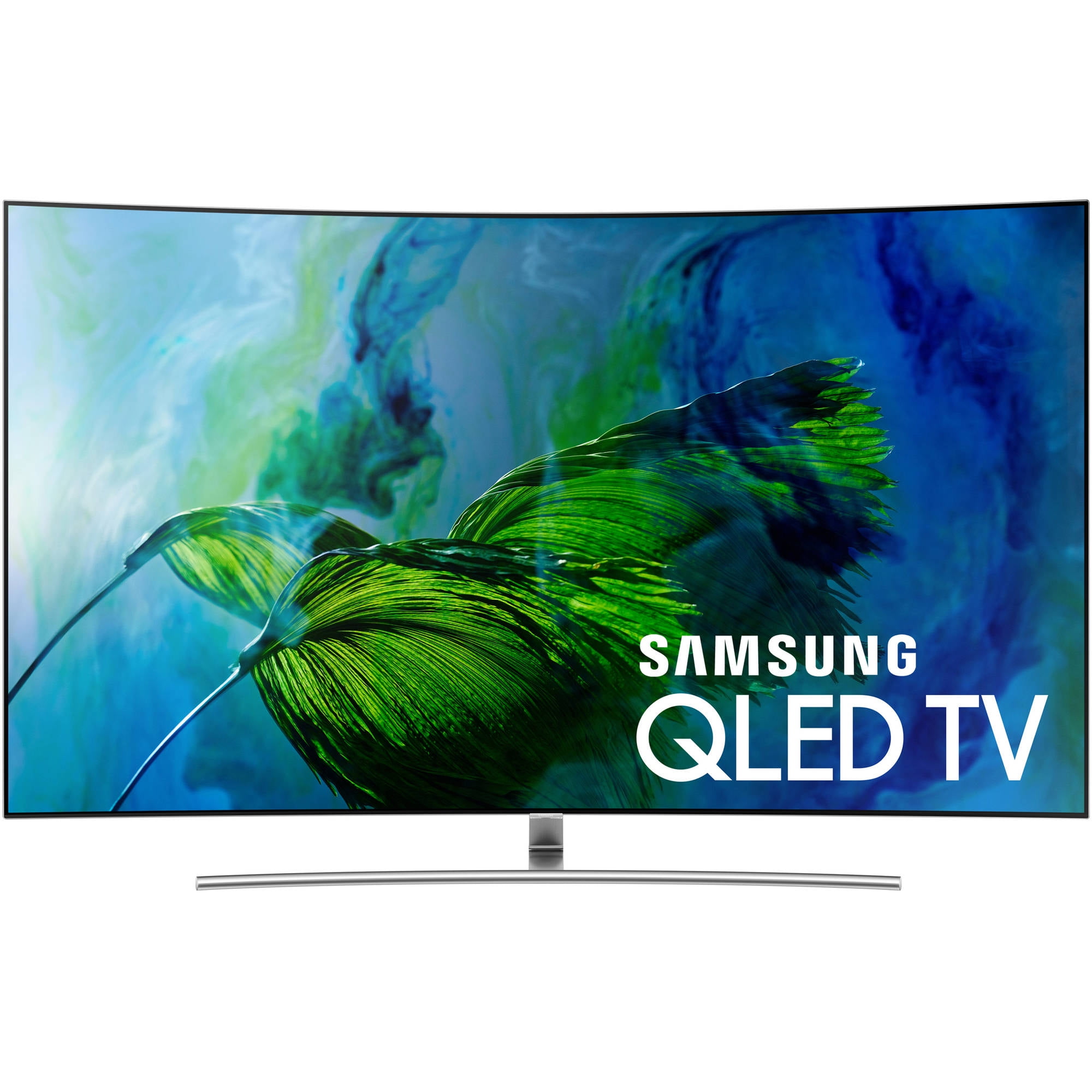 SAMSUNG 65" Class Curved 4K (2160P) Ultra HD Smart QLED HDR TV ...