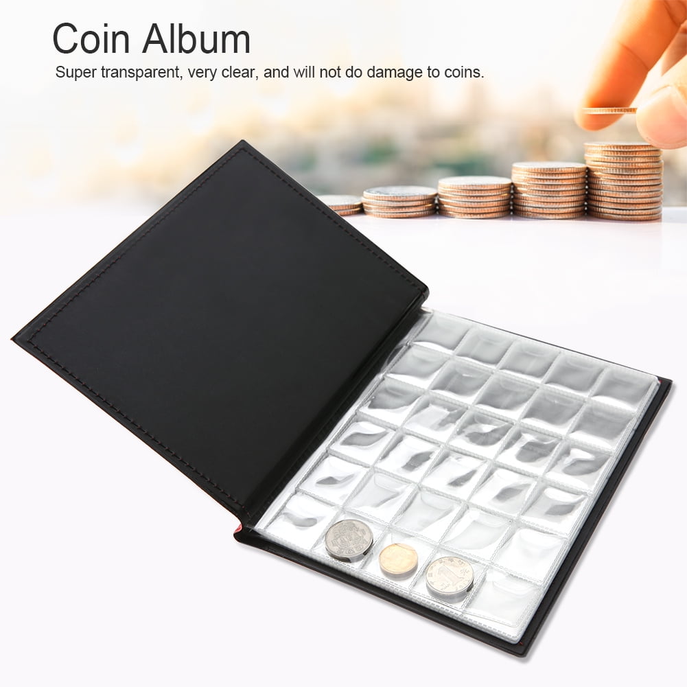 Álbumes de monedas, 250 bolsillos, 10 páginas, álbum de monedas, libro ...