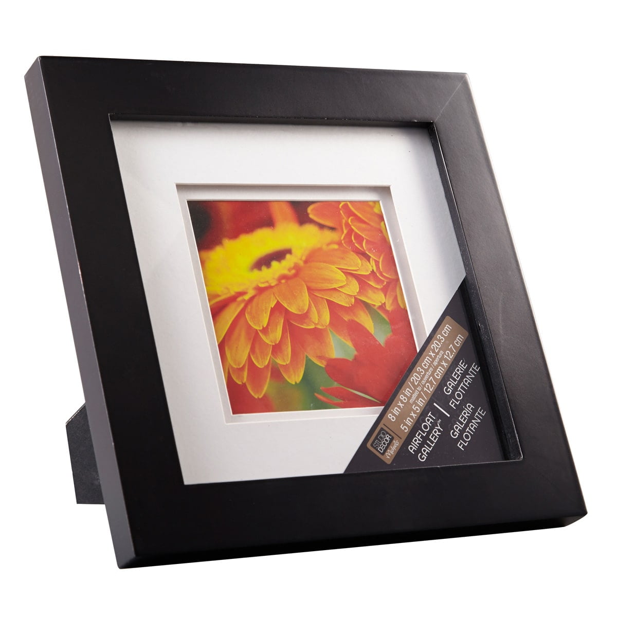 Black Gallery Frame with Double Mat by Studio Décor® - Walmart.com