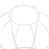 MLINS Metal Lamp Shade Frame Table Lampshades Light Cover Frames White ...