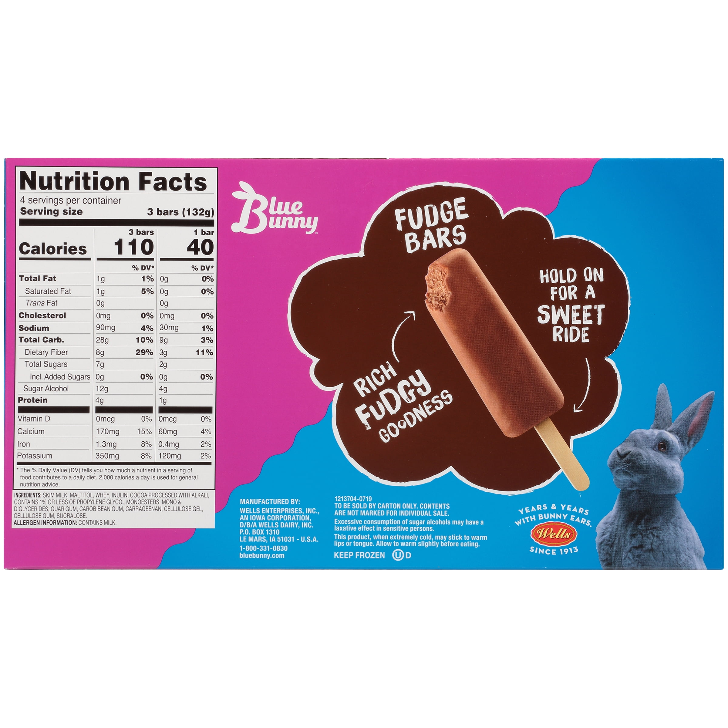 Blue Bunny Sweet Freedom Nutrition