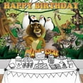 Madagascar Backdrop Banner Party Supplies Poster Movie Theme Background ...