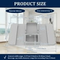 NUAHRHY Couch Cup Holder, Couch Arm Tray, Silicone Sofa Armrest Tray ...