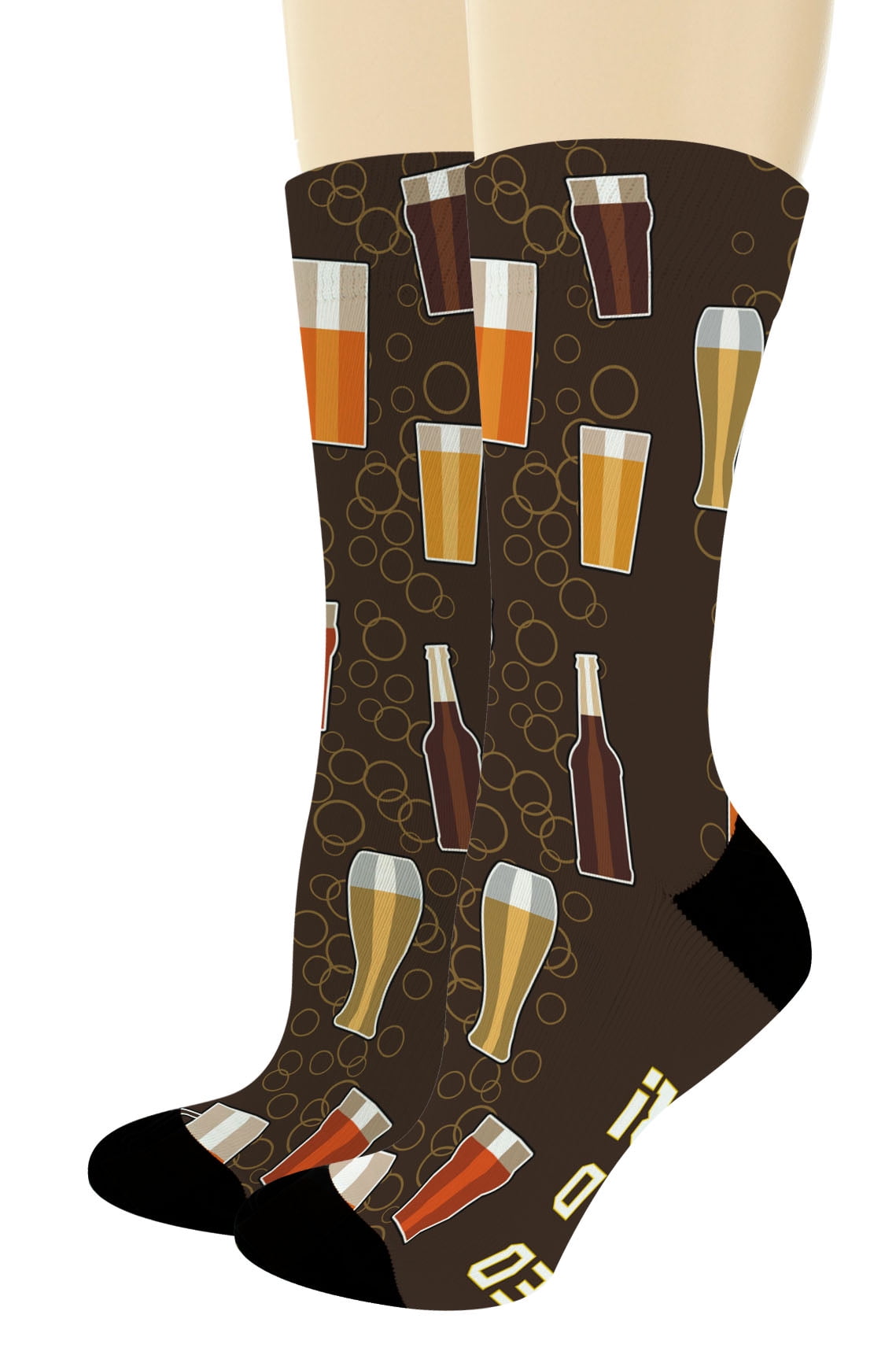 ThisWear Beer Humor Gifts I Need A Cold Beer Socks Funny Message Sock ...