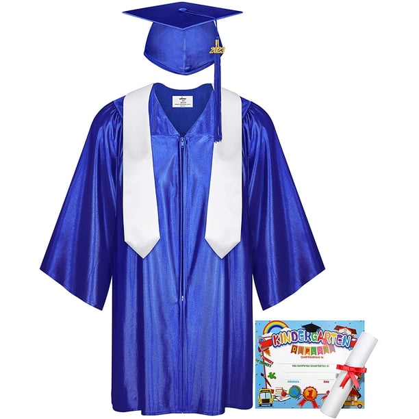 SmallRoyal Blue5 Pieces 2023 Preschool Kindergarten Graduation Gown Cap ...