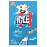 ICEE Drink Mix 6 Pack – 3 Cherry & 3 Blue Raspberry Sugar Free Drink ...