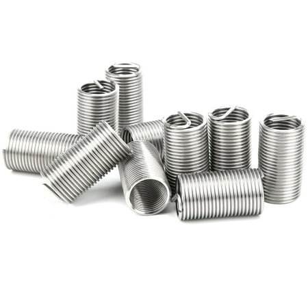 Fosa 10Pcs Wire Thread Insert Sleeve Bushing Nut Threaded Expansion ...