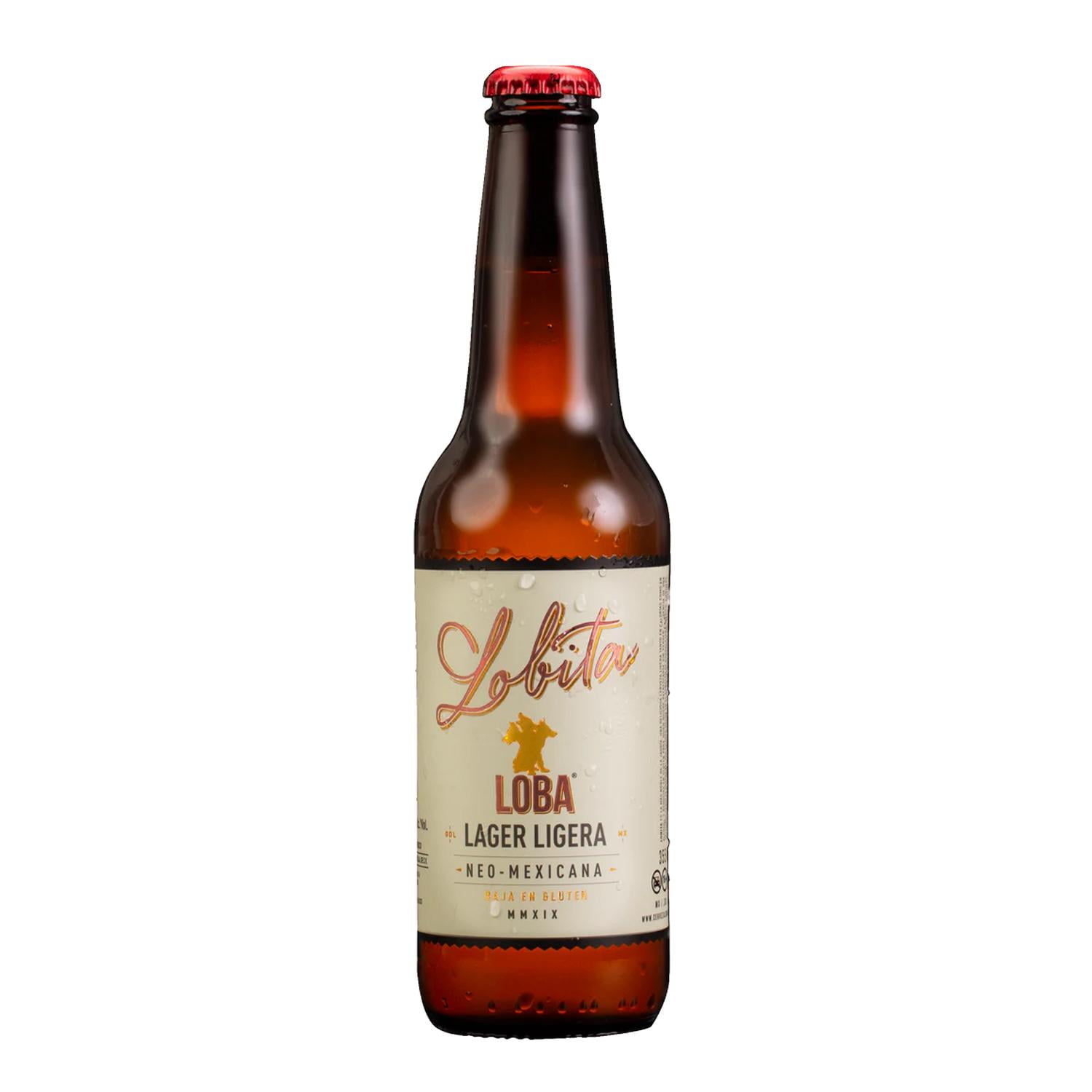 Pack de 24 Cerveza Loba Lobita Lager Botella 355 ml 1 Loba Lobita Lager ...