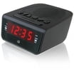 "AcuRite 6"" Amber Intelli-Time Digital Alarm Clock, Daylight Savings ...