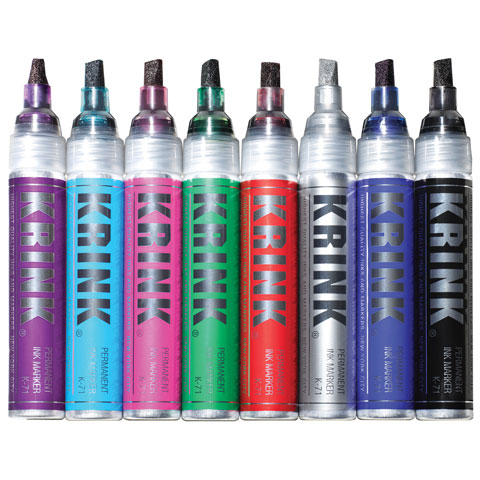 Krink - K-71 Permanent Ink Marker - Silver - Walmart.com