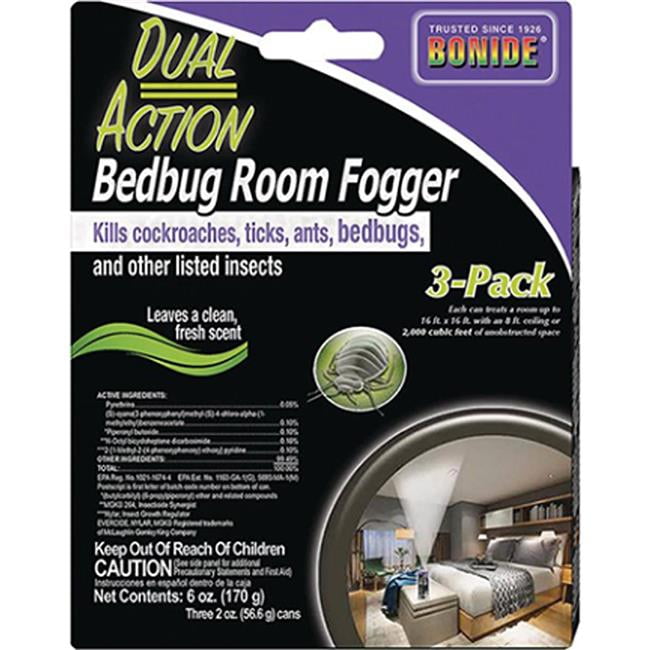 Bonide Products 4673 2 oz Dual Action Bedbug Indoor Insect Fogger, Pack ...