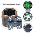 Costway Portable Foot Spa Bath Motorized Massager Electric Feet Salon ...