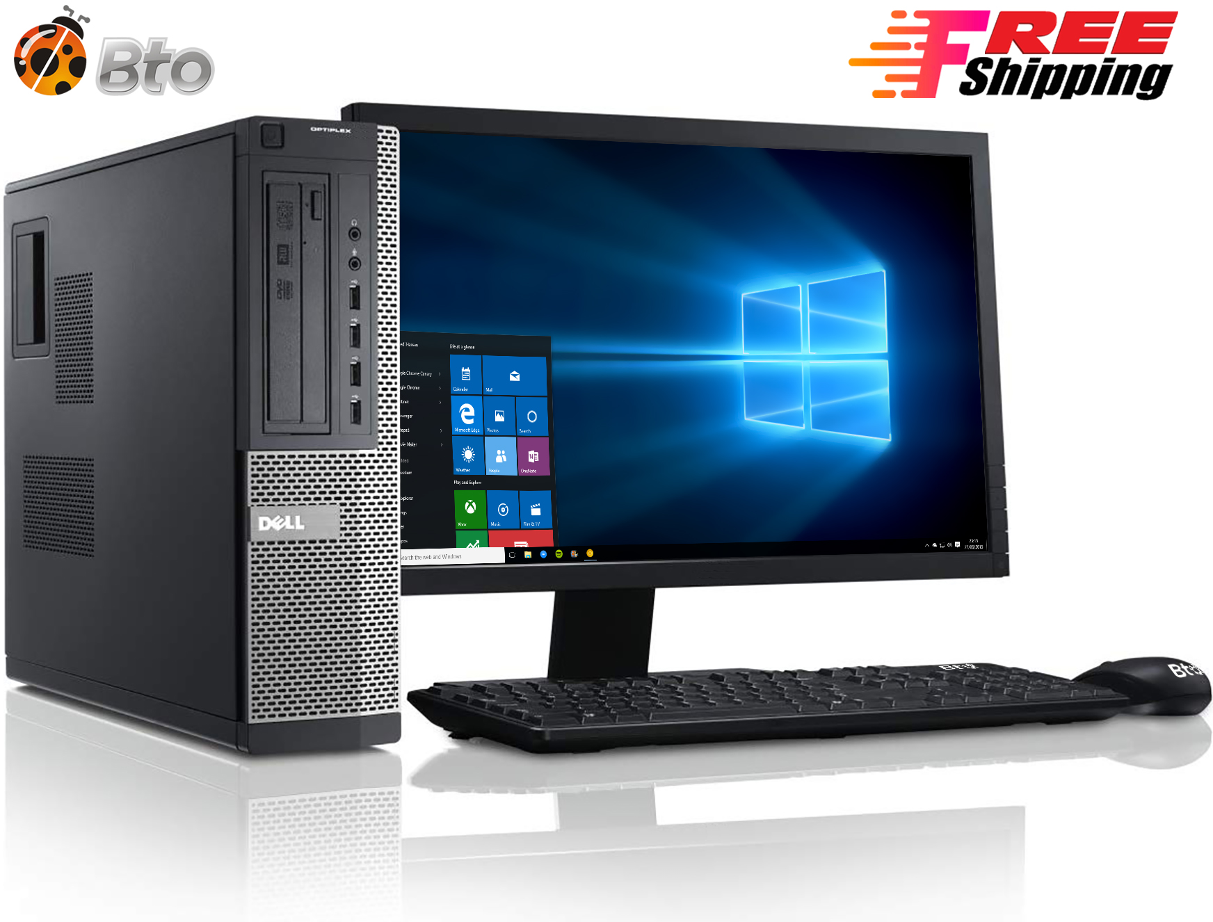 Restored Dell OptiPlex Desktop SFF Computer PC Intel Core i5 2nd Gen ...