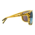 Pokemon Yellow and Black Splatter Large Lens Sports Wrap Kids Sunglasses - Arkaid by Sunstaches ...