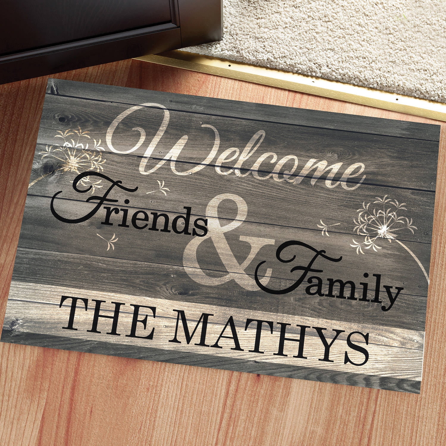 Welcome Friends & Family Personalized Doormat- 2 Sizes to Choose From ...