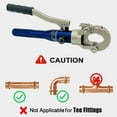 Propress Tool Copper Press Tool for Crimping Range 1/2", 3/4", 1" Viega ...