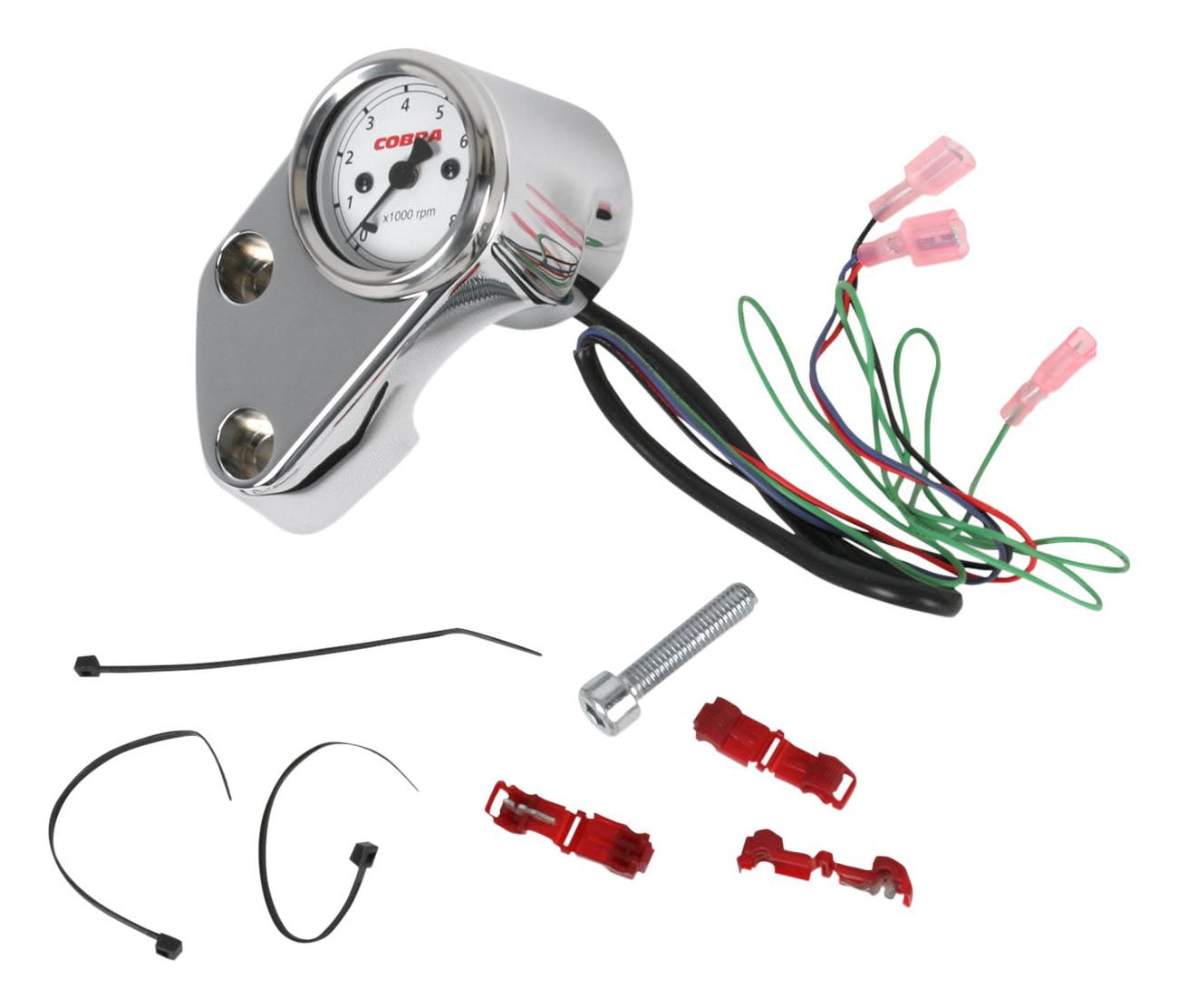 Cobra Billet Chrome Tachometer (01-1650) - Walmart.com