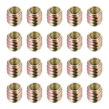 Furniture Threaded Insert Nut Carbon Steel M8 Internal Thread 14mm ...