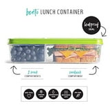 FIT & FRESH 841JL409 GREEN BENTO BOX LUNCH SET IN SURF PRINT - Walmart.com
