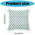 2 Piece Cushion Covers Frilled Borders Fade-Resistant Fabric ...