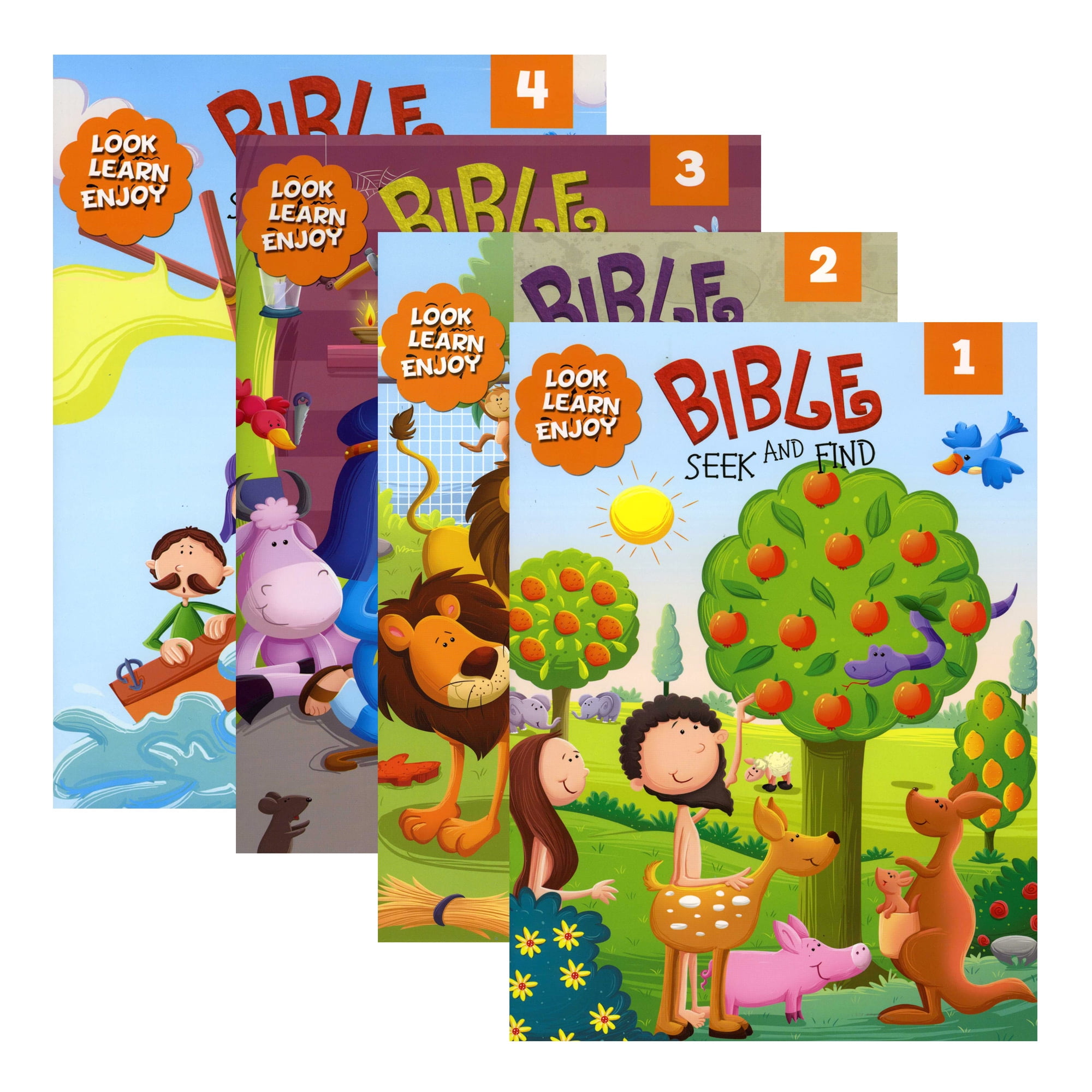 Bible Story & Activty Books 4-Title, Drawing, Gift for Kids, 48-Pack ...