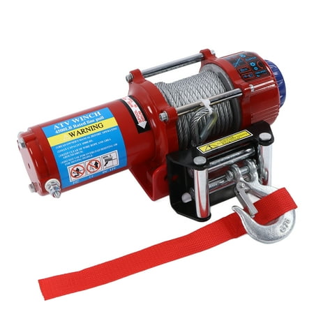 Towing Winch Kit, 4500lb Winch Mechanical Brake Differential Planetary ...