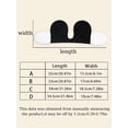 Black Deep U-Shaped Invisible Bra Sticker for Low-Cut Dresses - Strong ...