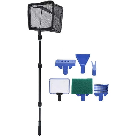 Aquarium Fish Tank Clean Set, 6 in 1 Aquarium Cleaning Kit for Fish ...