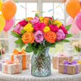 One Dozen Long Stem Rose Bouquet – Real Fresh Flowers for Delivery ...