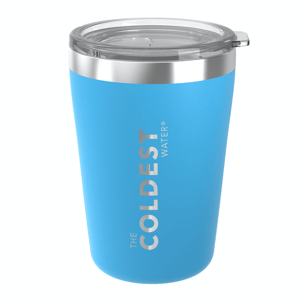 COLDEST Insulated Tumbler Cup with Sliding Lid - Reusable Stainless ...