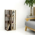 IRIS USA Slim 3-Shelf Open Wood Book Storage Office Shelving Unit ...